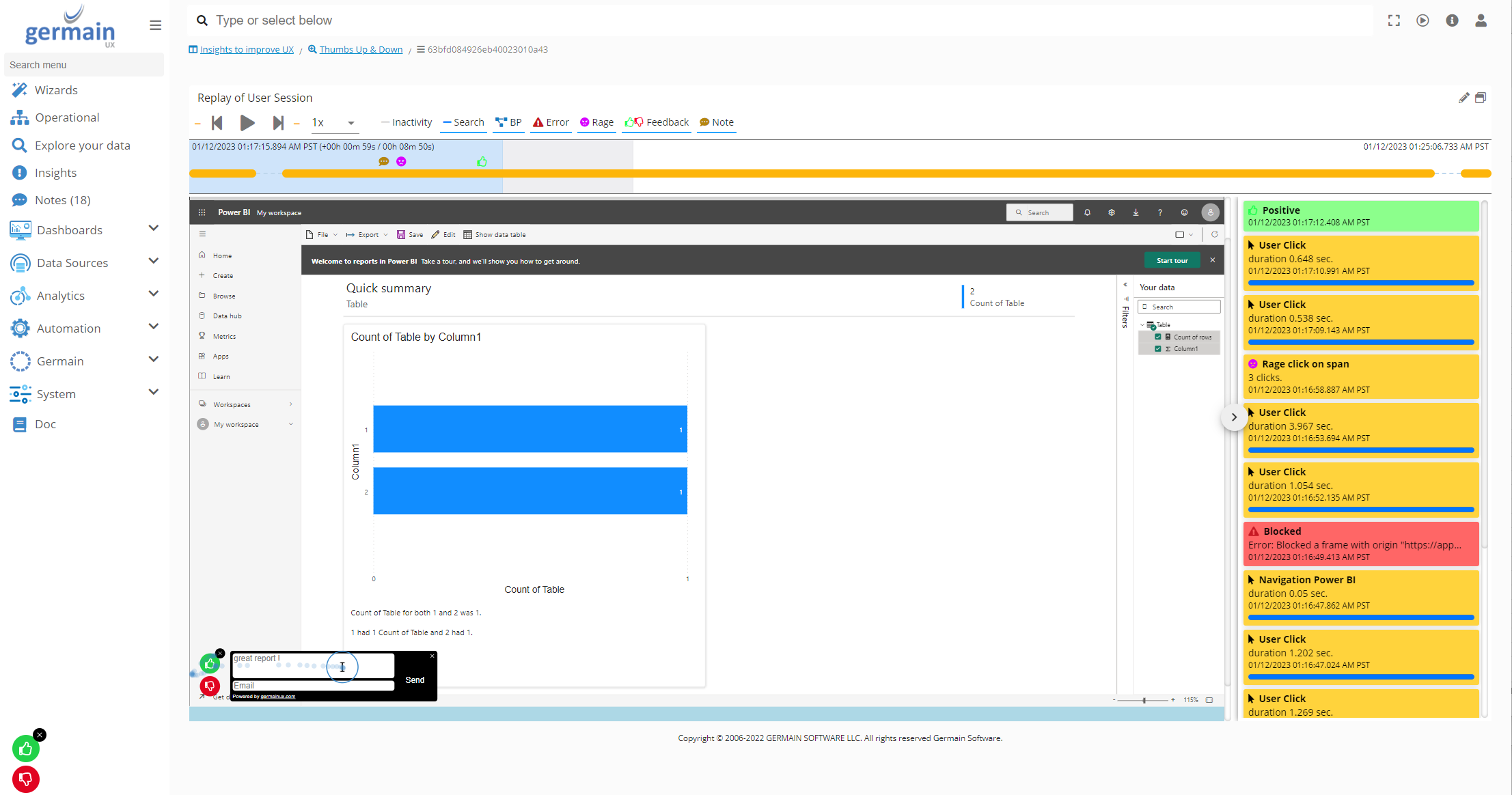 Microsoft Power BI Monitoring