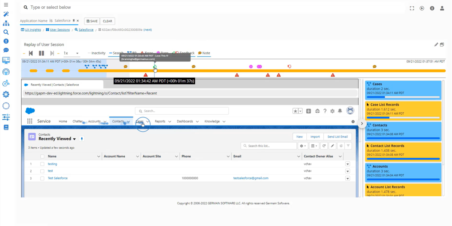 Salesforce Monitoring (Classic, Lightning)