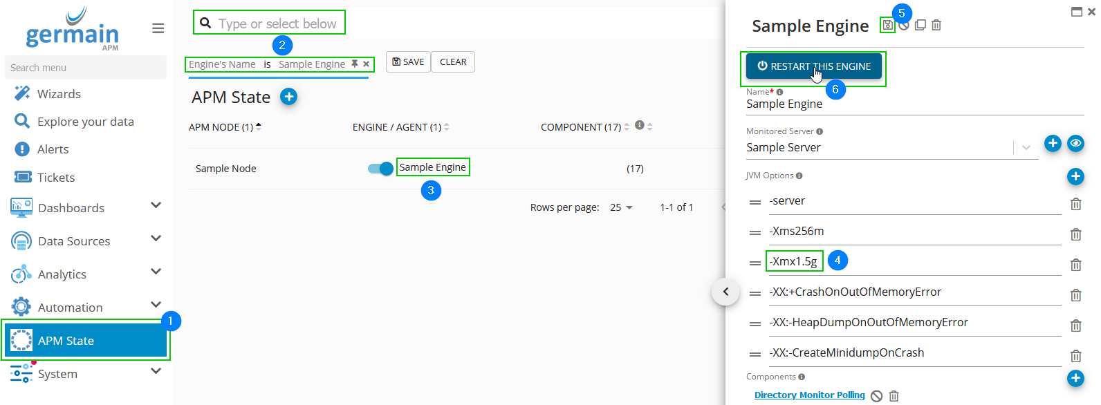 Engine Memory Configuration