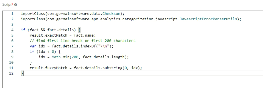 Maintenance - Categorization of Facts