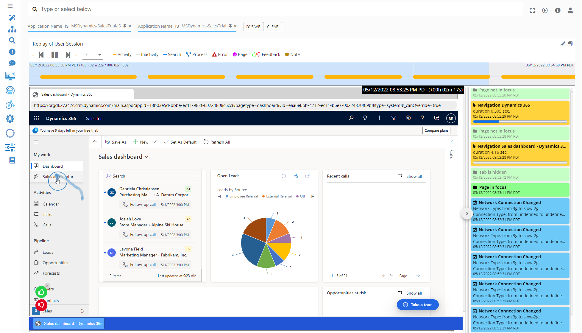Monitoring & Analytics - Microsoft Dynamic 365