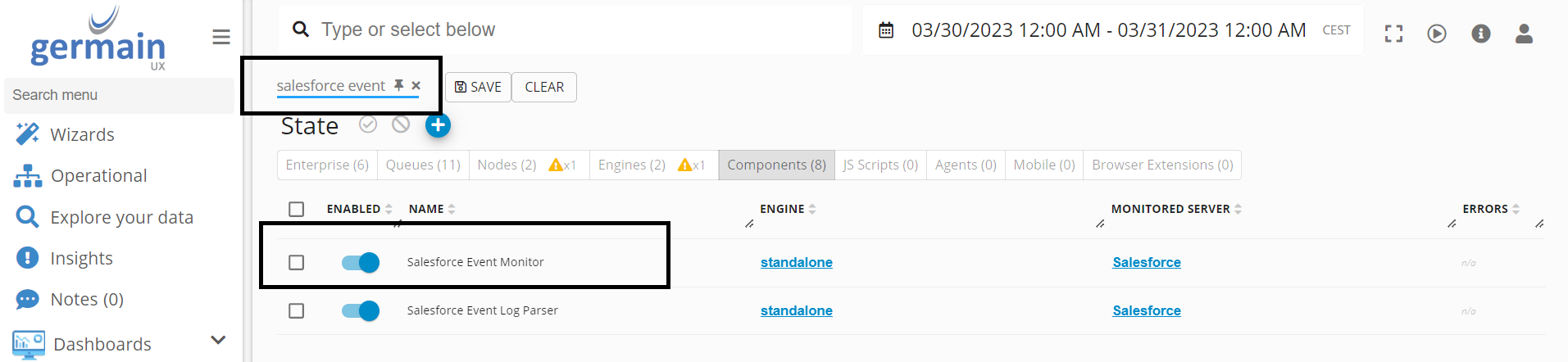 Real-Time Event Monitoring for Salesforce Cloud (Configure)